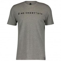 Scott - No Shortcuts S/S - T-Shirt Gr M grau