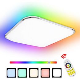 VINGO 24W RGB LED Deckenleuchte Wandleuchte Fernbedienung Deckenlampe Lampe Modern