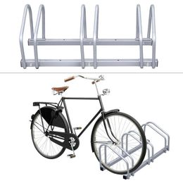 VINGO - Fahrradständer für 3 Fahrräder Fahrräde Aufstellständer Fahrradhalter Mehrfachständer Räder mtb