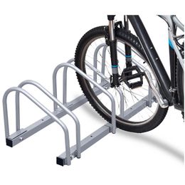 VINGO - Fahrradständer für 2-6 Fahrräder 35-60mm Reifenbreite Mehrfachständer Aufstellständer Fahrrad Ständer, Variante:2 Fahrräder