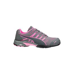 Puma 642910 Sicherheitsschuh CELERITY KNIT PINK LOW WNS S1 HRO SRC grau/pink,39