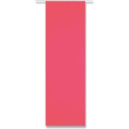 Arsvita - Flächenvorhang blickdicht - Schiebegardine in BxL 60x245cm ( Pink ) - ohne Flächenvorhangtechnik - Gardine, Vorhang mit Klettband - Pink