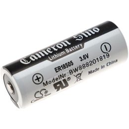 Lithium ER18505 Rundzellenbatterie - Primärbatterie (4000mAh, 3,6V, Li-SOCl2) - vhbw