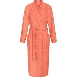 Comtessa Damen Damenbademantel apricot, Gr&ouml;&szlig;e 40/42