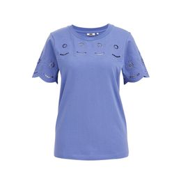 WE Fashion T-Shirt Damen Gr&ouml;&szlig;e XXXL violettblau