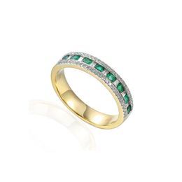 Stella-Jewellery Memoirering 585er Gold Ring mit Smaragd 0