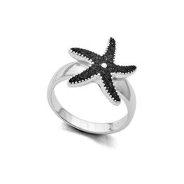 DUR Fingerring DUR Schmuck: Ring "Seestern Lavasand" mit Lavasand R4648