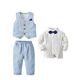 Lapastyle Anzug Baby Jungen Langarm-Shirt