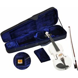Steinbach Violine 4/4 Geige im SET weiß handgearbeitet
