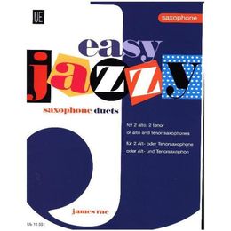 Universal Edition Easy Jazzy Saxophone Duets - Easy Jazzy Saxophone Duets, Kartoniert (TB)