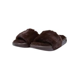 Romika Damen RO22Q3-W008-022 Romika Women Fake Fur Slide Sandale (1-tlg), braun