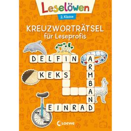 Loewe Verlag Leselöwen Kreuzworträtsel für Erstleser - 2. Klasse (Orange), Kartoniert (TB)
