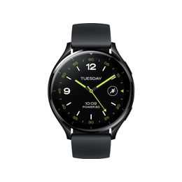 Xiaomi Watch 2 Smartwatch Aluminiumlegierung Thermoplastisches Polyurethan, 20 mm, Black