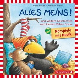 Silberfisch Alles meins!, Alles zurückgegeben!, Alles fliegt! (Der kleine Rabe Socke),1 Audio-CD - Nele Moost, Annet Rudolph (Hörbuch)