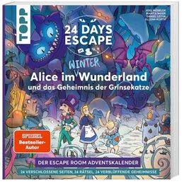 24 DAYS ESCAPE - Der Escape Room Adventskalender: Alice im Wunderland und das Geheimnis der Grinsekatze - Joel Müseler, Taschenbuch