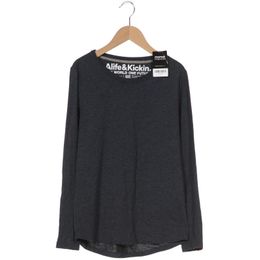 alife and kickin Alife & Kickin Damen Langarmshirt, grau, Gr. 36