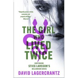 Quercus The Girl Who Lived Twice - David Lagercrantz, Kartoniert (TB)