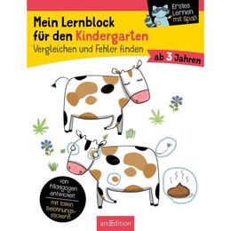 Ars Edition Mein Lernblock für den Kindergarten - Vergleichen und Fehler finden - Hannah Lang, Kartoniert (TB)