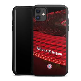 DeinDesign iPhone 11 Handy Premium Silikon H&uuml;lle Handyh&uuml;lle schwarz Case Stadium Fc Bayern M&uuml;nchen Fcb Silikon Premium Case