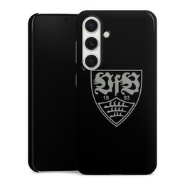 DeinDesign Galaxy S24 Handy Premium Case Smartphone Handyh&uuml;lle Schutzh&uuml;lle gl&auml;nzend Official Licensed Product Vfb Stuttgart Logo Premium Case
