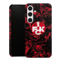 DeinDesign Galaxy S24 Handy Premium Case Smartphone Handyh&uuml;lle Schutzh&uuml;lle matt 1. Fc Kaiserslautern 1. Fck Logo Premium Case