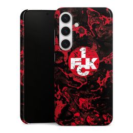 DeinDesign Galaxy S24 Handy Premium Case Smartphone Handyh&uuml;lle Schutzh&uuml;lle gl&auml;nzend 1. Fc Kaiserslautern 1. Fck Logo Premium Case