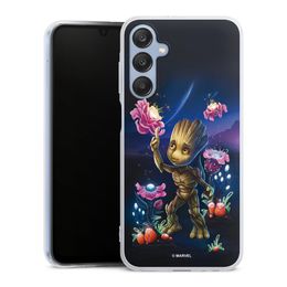DeinDesign Galaxy A25 5G Handy Silikon H&uuml;lle Case transparent Handyh&uuml;lle Baby Groot Marvel Guardians Of The Galaxy Silikon Case