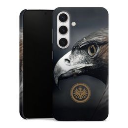 DeinDesign Galaxy S24 Handy Premium Case Smartphone Handyh&uuml;lle Schutzh&uuml;lle matt Eintracht Frankfurt Eagle Official Licensed Product Premium Case
