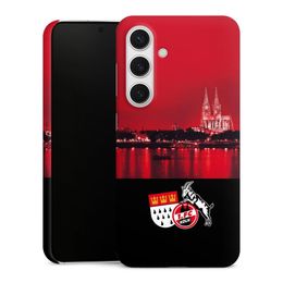DeinDesign Galaxy S24 Handy Premium Case Smartphone Handyh&uuml;lle Schutzh&uuml;lle matt 1. Fc K&ouml;ln Skyline Official Licensed Product Premium Case