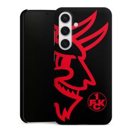 DeinDesign Galaxy S24 Handy Premium Case Smartphone Handyh&uuml;lle Schutzh&uuml;lle matt 1. Fc Kaiserslautern Logo Official Licensed Product Premium Case