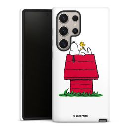 DeinDesign Galaxy S24 Ultra Handy Panzer Handyh&uuml;lle robuste Outdoor H&uuml;lle Schutzh&uuml;lle matt Snoopy Peanuts Official Licensed Product Tough Case