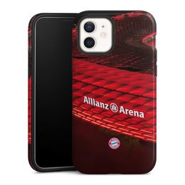 DeinDesign iPhone 12 mini Handy Panzer Handyh&uuml;lle robuste Outdoor H&uuml;lle Schutzh&uuml;lle gl&auml;nzend Fcb Stadium Fc Bayern M&uuml;nchen Tough Case