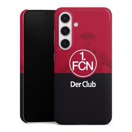 DeinDesign Galaxy S24 Handy Premium Case Smartphone Handyh&uuml;lle Schutzh&uuml;lle gl&auml;nzend Official Licensed Product Der Club 1. Fc N&uuml;rnberg Premium Case