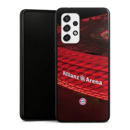 DeinDesign Galaxy A53 5G Handy Silikon H&uuml;lle Case schwarz Handyh&uuml;lle Fcb Stadium Fc Bayern M&uuml;nchen