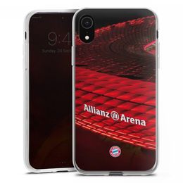 DeinDesign iPhone Xr Handy Silikon H&uuml;lle Case transparent Handyh&uuml;lle Fc Bayern M&uuml;nchen Stadium Fcb Silikon Case