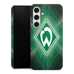 DeinDesign Galaxy S24 Handy Premium Case Smartphone Handyh&uuml;lle Schutzh&uuml;lle matt Sv Werder Bremen Coat Of Arms Official Licensed Product Premium Case