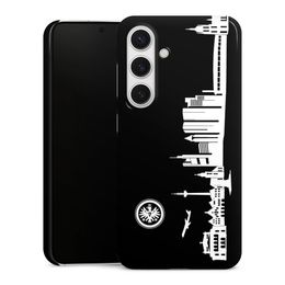 DeinDesign Galaxy S24 Handy Premium Case Smartphone Handyh&uuml;lle Schutzh&uuml;lle gl&auml;nzend Eintracht Frankfurt Sge Skyline Premium Case