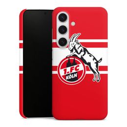DeinDesign Galaxy S24 Handy Premium Case Smartphone Handyh&uuml;lle Schutzh&uuml;lle matt Official Licensed Product Coat Of Arms 1. Fc K&ouml;ln Premium Case