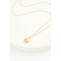 next Kette mit Anhänger Muschel-Halskette (1-tlg), goldfarben