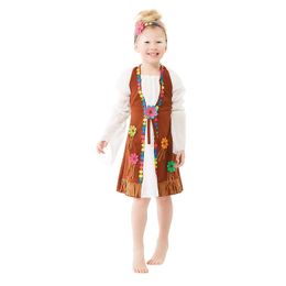 buttinette Hippie-Kostüm "Flower-Power" für Kinder