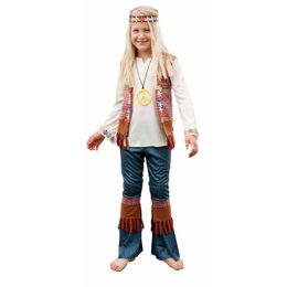 buttinette Hippie-Kostüm "Love & Peace" für Mädchen