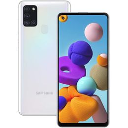 Samsung Galaxy A21s 128GB - Weiß - Ohne Vertrag - Dual-SIM