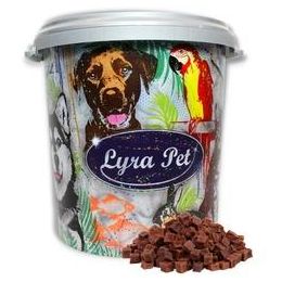 5 kg LYRA PET® Rindfleischwürfel in 30 L Tonne