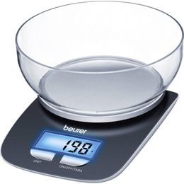 Beurer - KS25 Digitale Küchenwaage digital, mit Messschale Wägebereich (max.)=3 kg Schwarz