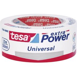 Universal 56388-00002-05 Gewebeklebeband ® extra Power Weiß (l x b) 25 m x 50 mm 1 St. - Tesa