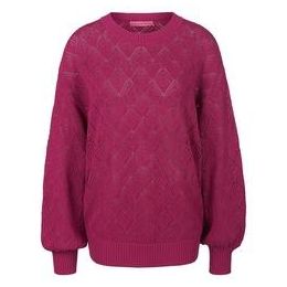 Rundhals-Pullover Marcel Ostertag pink, 38
