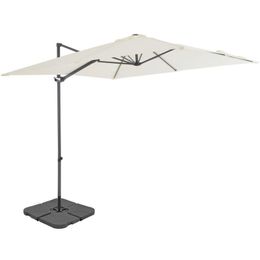 Sonnenschirm，Gartenschirm mit Schirmständer Sand vidaXL