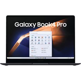 Samsung Galaxy Book4 Pro, Notebook, mit 14 Zoll Display Touchscreen, Intel® Evo™ Plattform, Core™ Ultra 7,155H Prozessor, 16 GB RAM, 512 SSD, Arc® GPU, Moonstone Gray, Windows 11 Home (64 Bit)