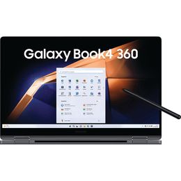 Samsung Galaxy Book4 360, Notebook, mit 15,6 Zoll Display Touchscreen, Intel® Evo™ Plattform, Core™ 5 120U Prozessor, 8 GB RAM, 256 SSD, Onboard Graphics, Gray, Windows 11 Home (64 Bit)