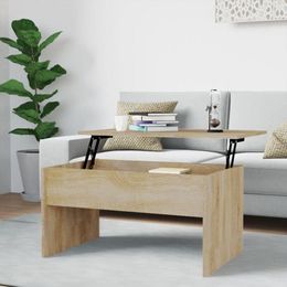 Couchtische Kaffeetisch Sonoma-Eiche 80x50,5x41,5 cm Holzwerkstoff vidaXL